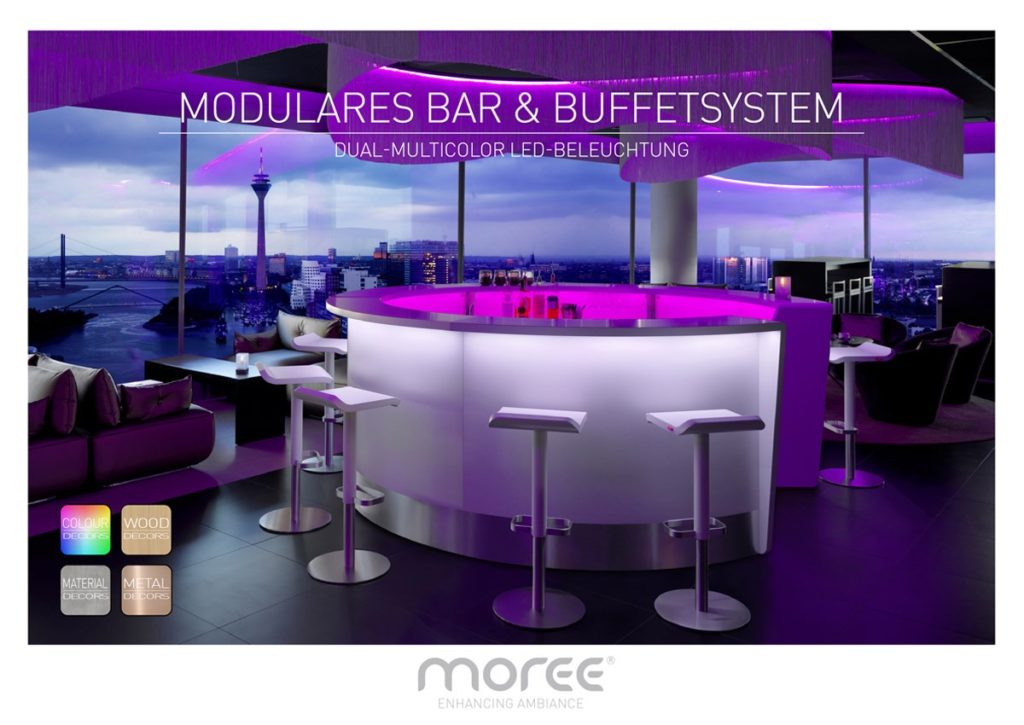 LED Theke in unzähligen Varianten, modulares System - Moree.de