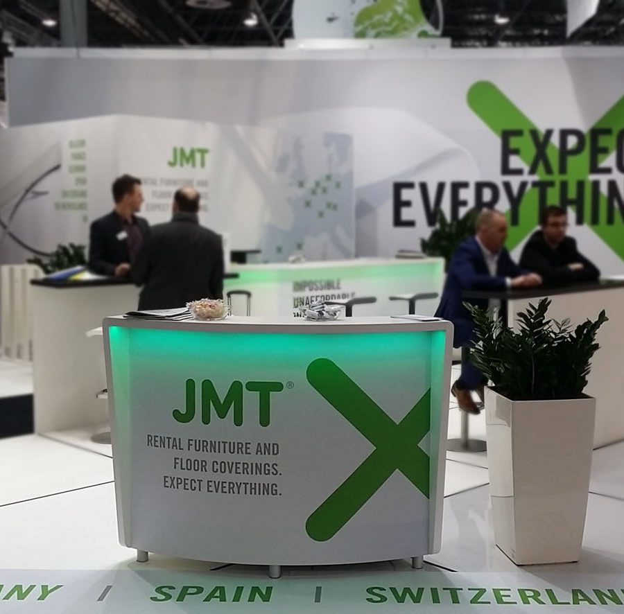 Trade fair counter in many variants and colours
